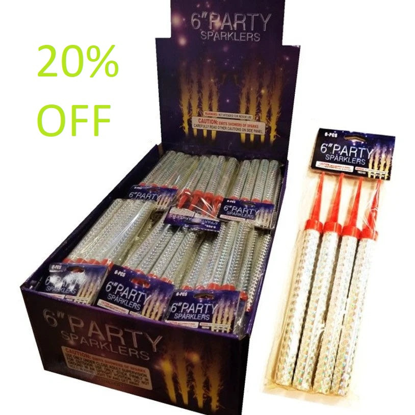 240pc VIP Bottle Sparklers - 60 Packs of 4 Sparklers – Wholesale Sparklers